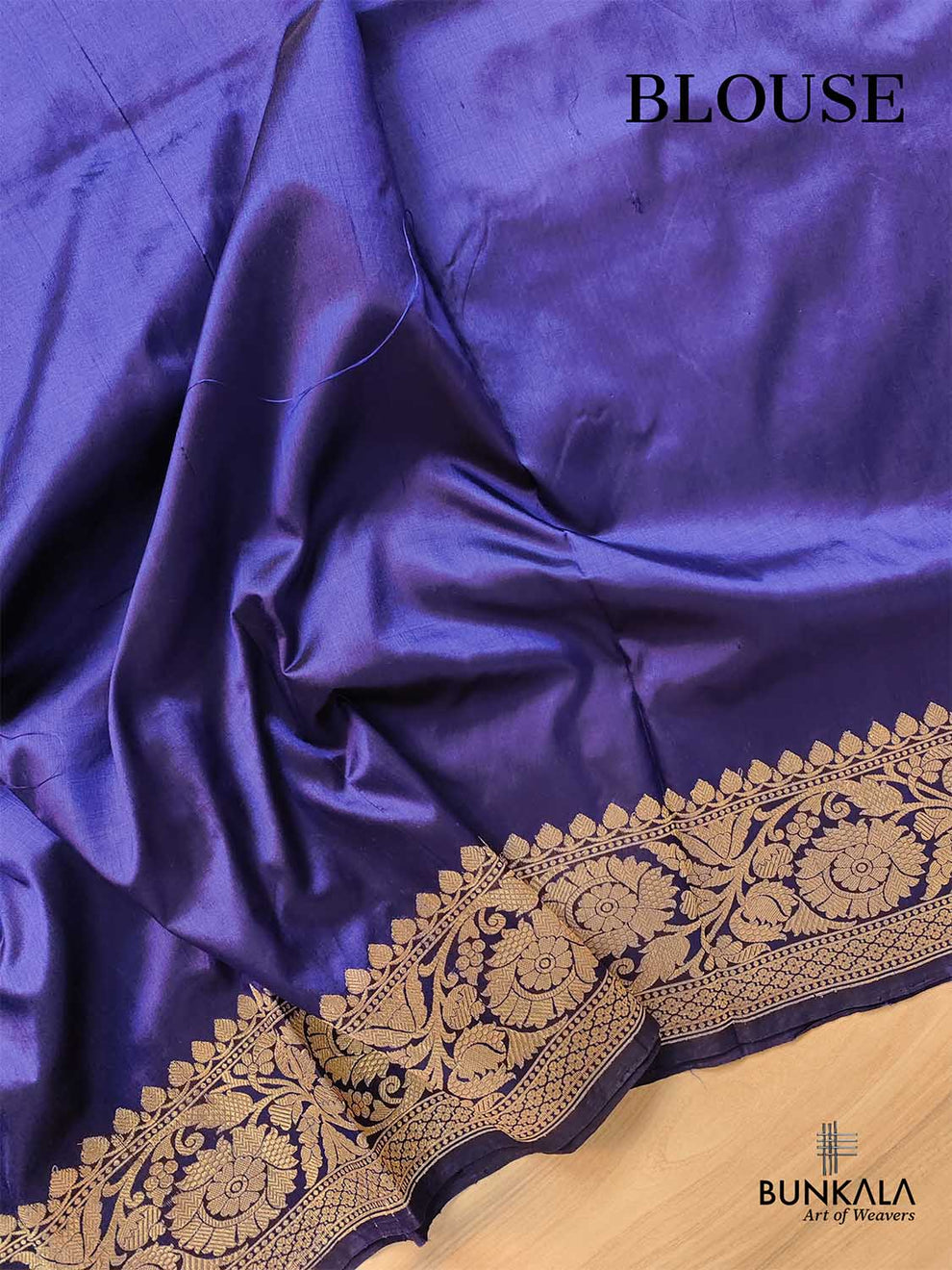 Purple Pure Katan Silk Handloom Allover Small Buti Design Banarasi Sar ...